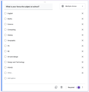 Google Forms - teachictnt.org.uk
