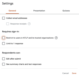 Google Forms - teachictnt.org.uk