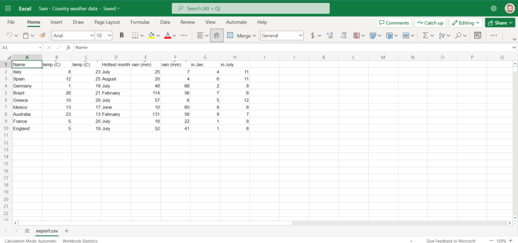 Turning data into graphs - teachictnt.org.uk